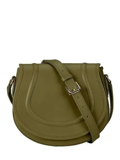 Gigi New York Jenni Saddle Bag - Olive