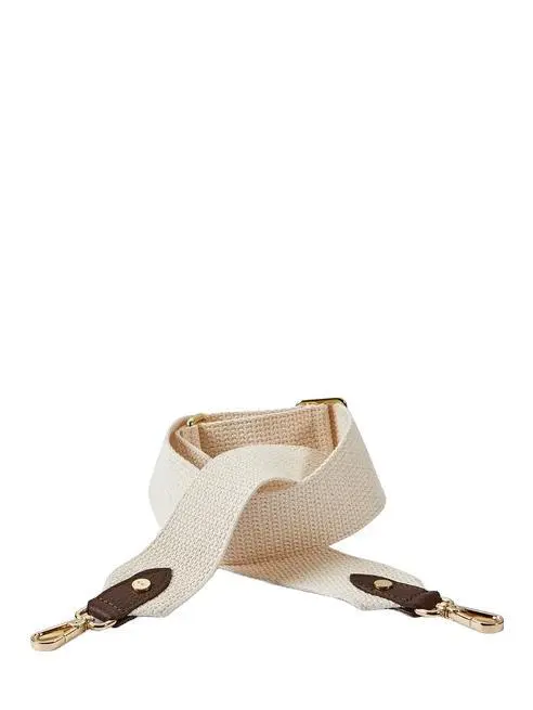 Gigi New York Beck Webbing Strap - Gold