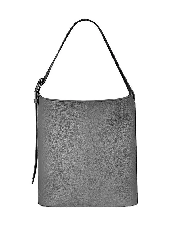 Gigi New York Avery Bucket Bag - Silver