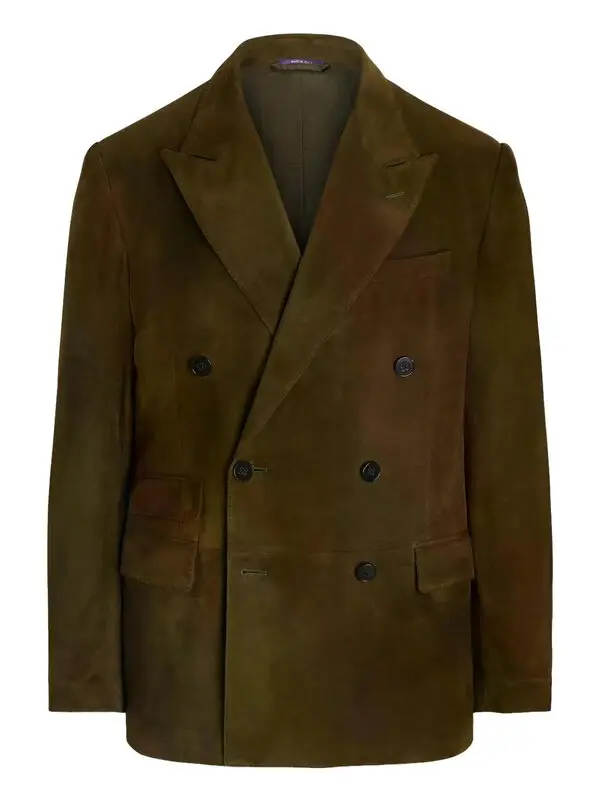 Ralph Lauren Suede Blazer - Brown