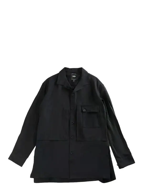 Y3 Rayon Twill Shirt - Black