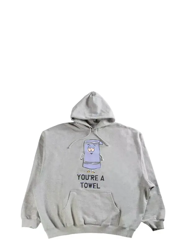 Vetements Graphic-print Hoodie - Grey