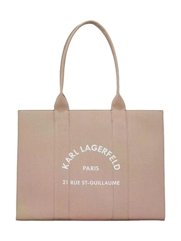 Karl Lagerfeld Large Rue St-guillaume Tote Bag - Neutrals