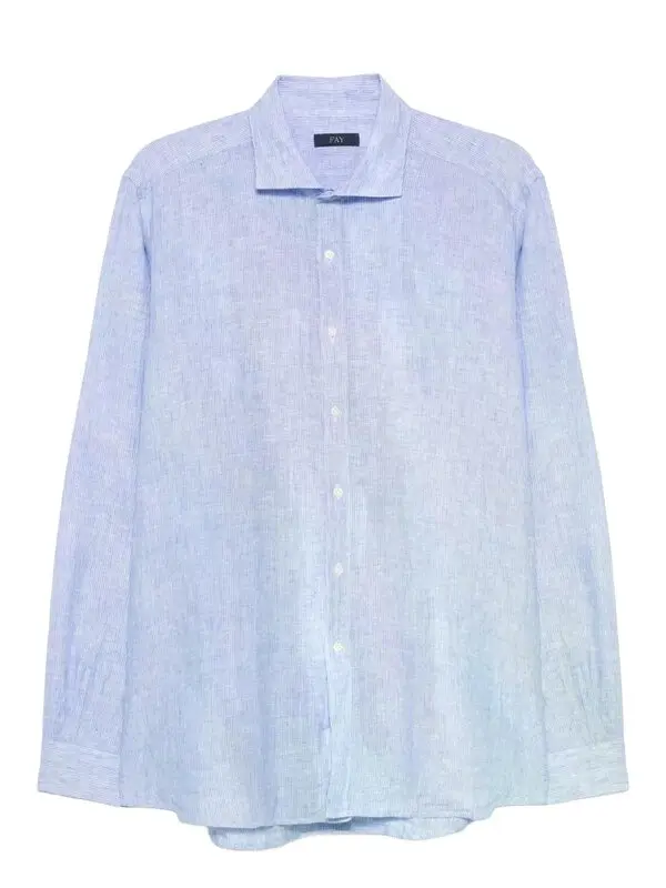 FAY Striped Shirt - Blue