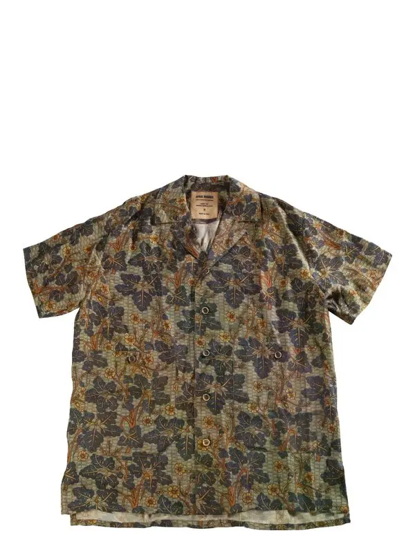 UMA WANG Floral-print Shirt - Green