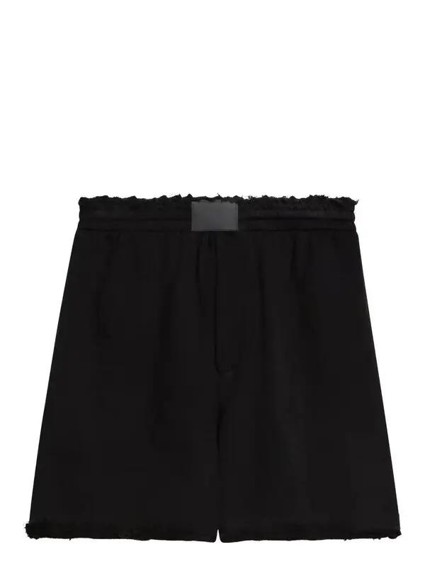 Helmut Lang Cotton Shorts - Black
