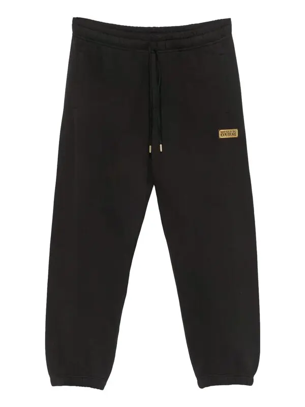 Versace Logo-plaque Track Pants - Black