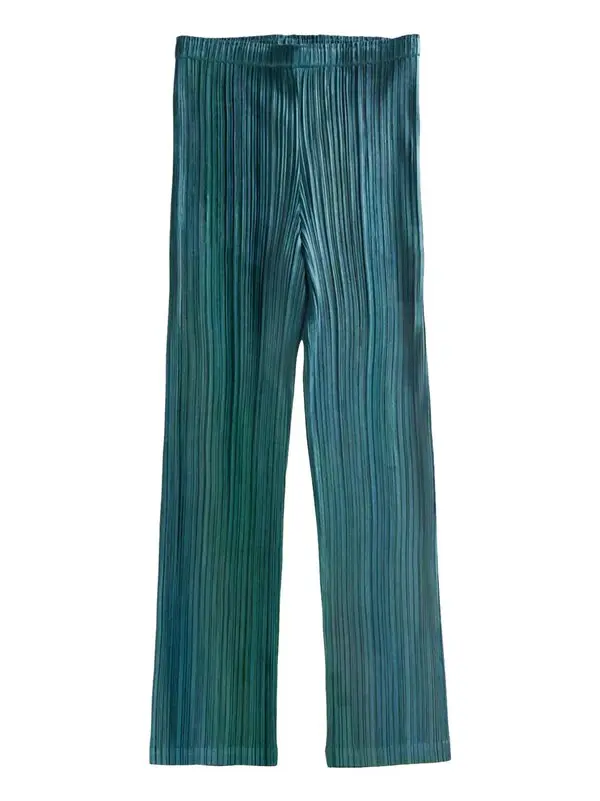 Issey Miyake Pleated Trousers - Blue