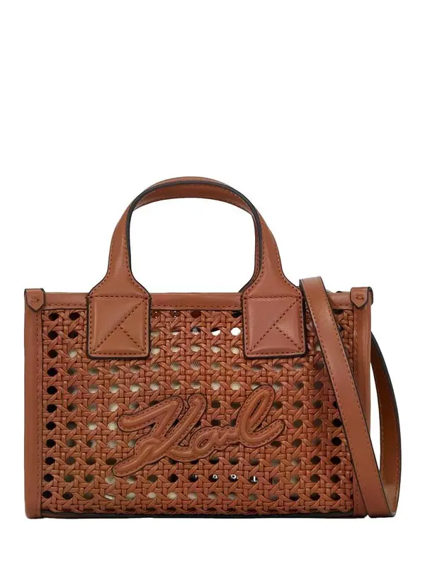 Karl Lagerfeld Small K/skuare Handbag - Brown