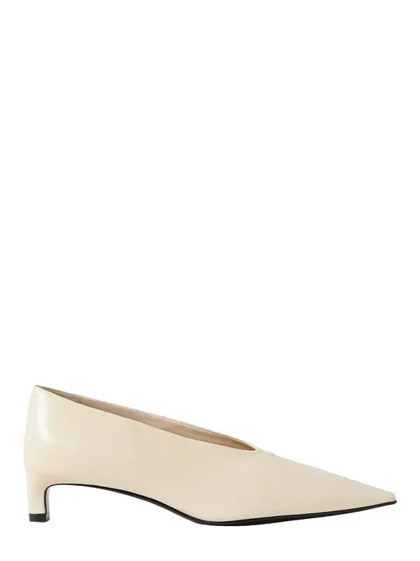 JIL SANDER Leather Pumps - Neutrals