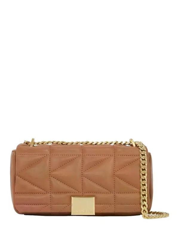 Karl Lagerfeld K/kuilt Crossbody Bag - Brown