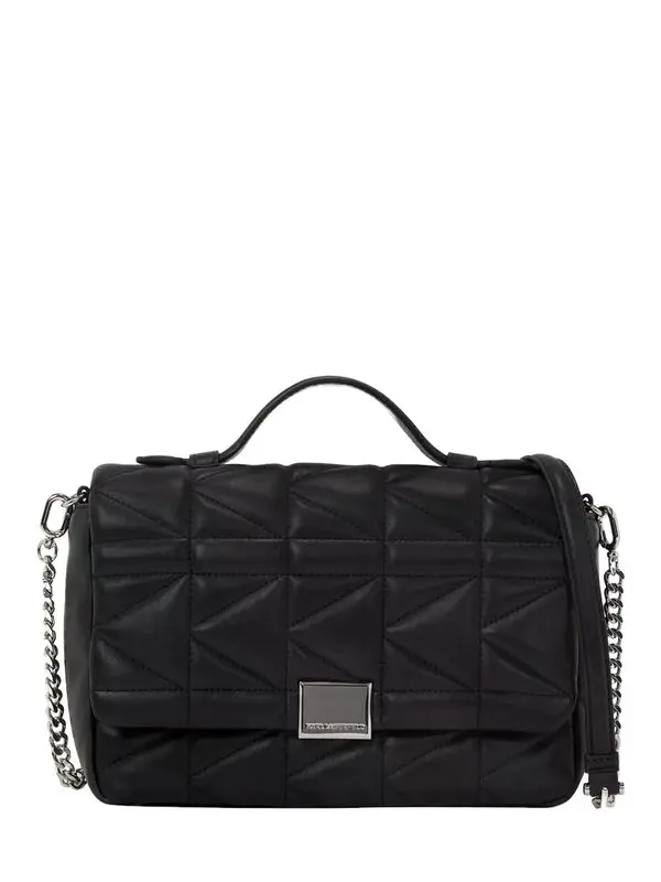 Karl Lagerfeld K/kuilt Crossbody Bag - Black
