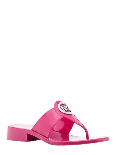 Michael Kors Hannah Jelly T-strap Sandal - Pink