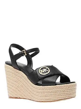 Michael Kors Hannah Wedge Sandal - Black