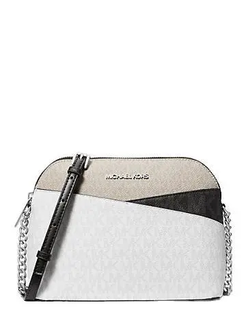 Michael Kors Jet Set Travel Crossbody Bag - White