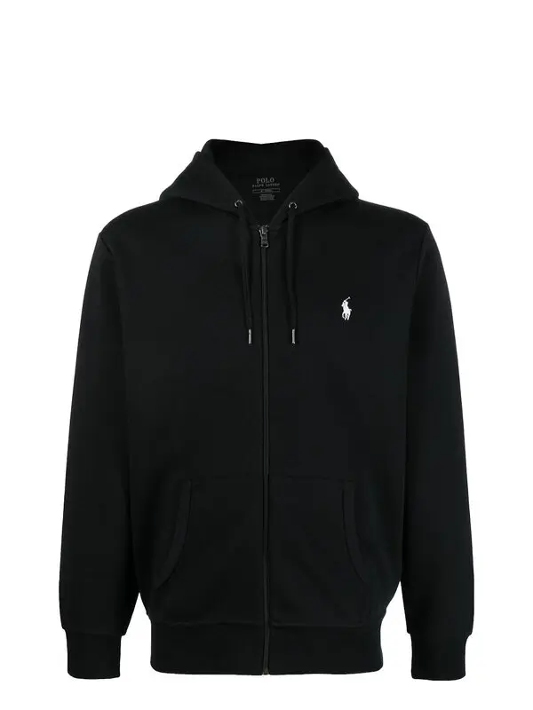 Polo Ralph Lauren Polo Shirt Ralph Lauren Long Sleeved Full Zip Hoodie - Black