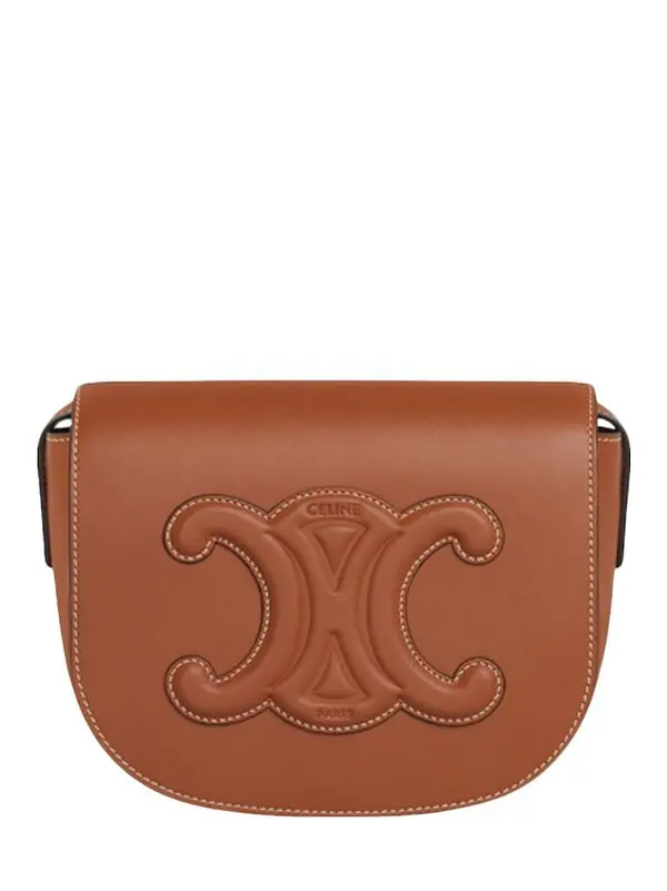 Celine Folco Bag Triomphe Embroidery - Tan
