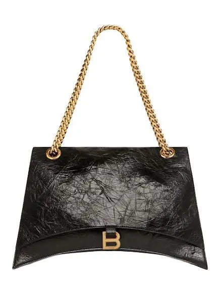 Balenciaga Crush Large Chain Bag - Black
