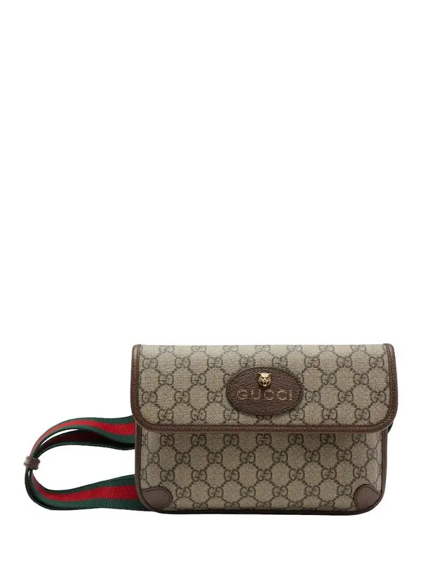 Gucci Neo Vintage Gg Supreme Belt Bag - Beige/ebony