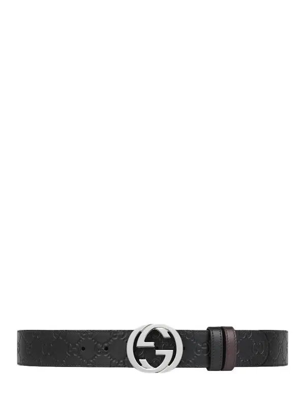 Gucci Supreme Kingsnake Belt - Black