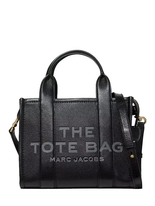 Marc Jacobs Leather Tote Bag - Black