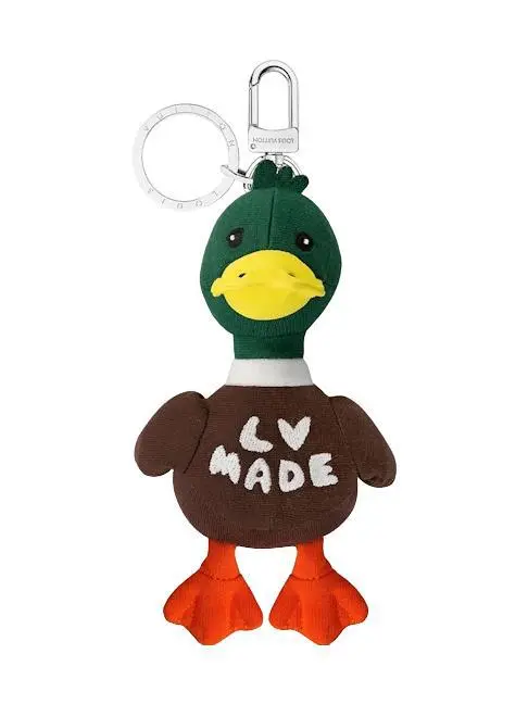 LOUIS VUITTON X Nigo Made Duck Bag Charm And Key Holder - Green