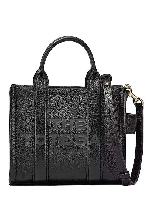 Marc Jacobs The Leather Mini Tote Bag - Black