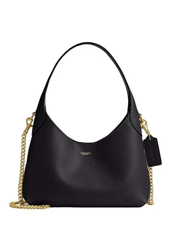 COACH Brooklyn 23 Shoulder Bag - Brass/black