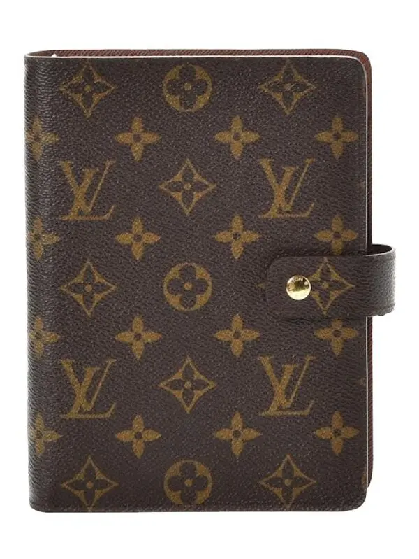 LOUIS VUITTON Agenda Cover Medium Ring Monogram - Brown