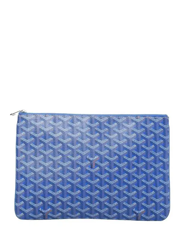 Goyard Senat Pouch Mm - Sky Blue