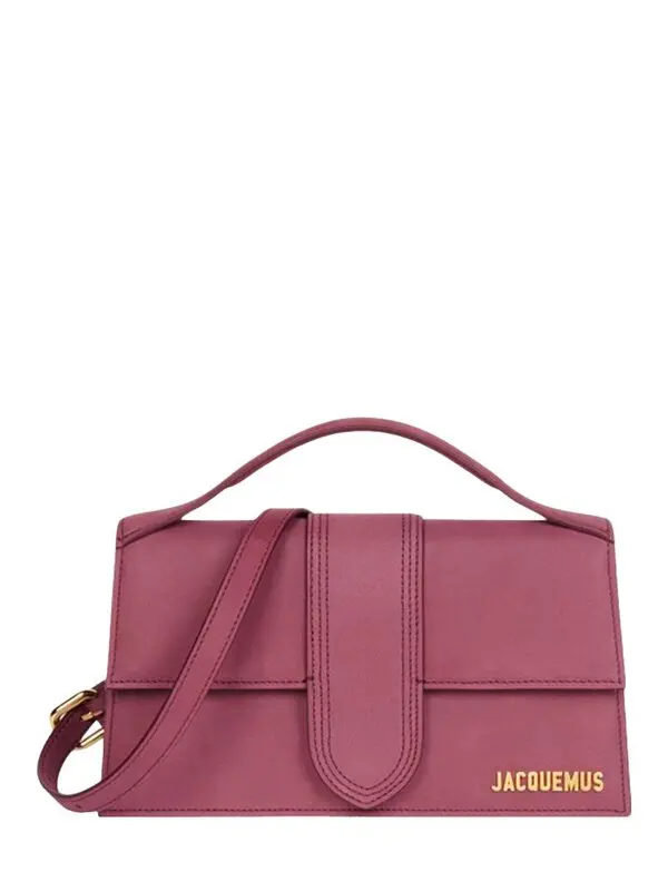 Jacquemus Le Grand Bambino Crossbody Flap Bag - Burgundy