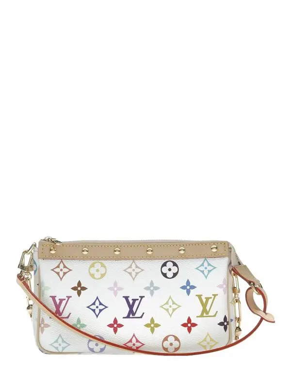 LOUIS VUITTON X Takashi Murakami Pochette Accessoires - White Multicolored
