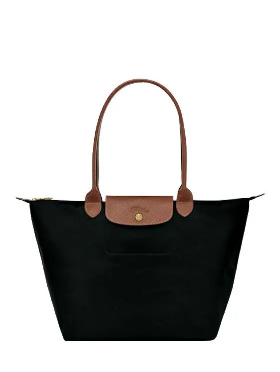 Longchamp Le Pliage Shoulder Bag L - Black