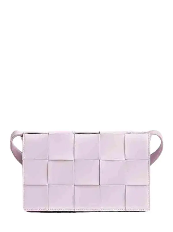 Bottega Veneta Cassette Shoulder Bag - Light Pink