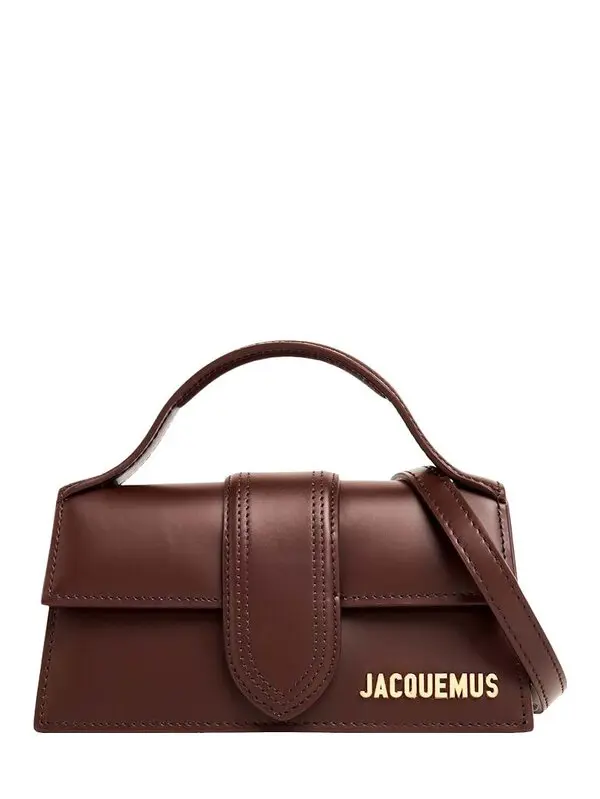 Jacquemus Le Bambino Mini Flap Bag - Dark Brown