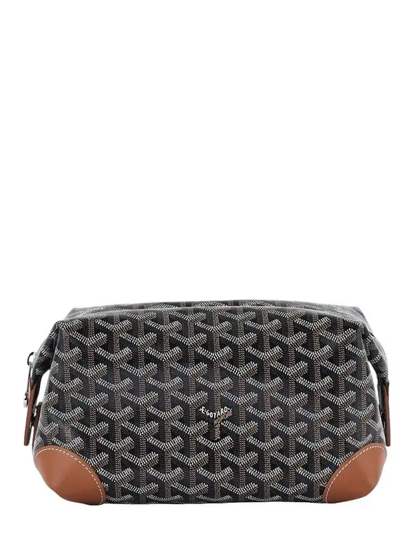 Goyard Boeing 25 Toilet Bag - Black/tan