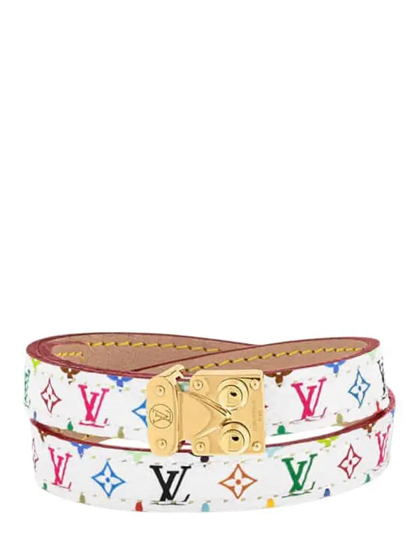 LOUIS VUITTON X Takashi Murakami Signature Bracelet - White Multicolored