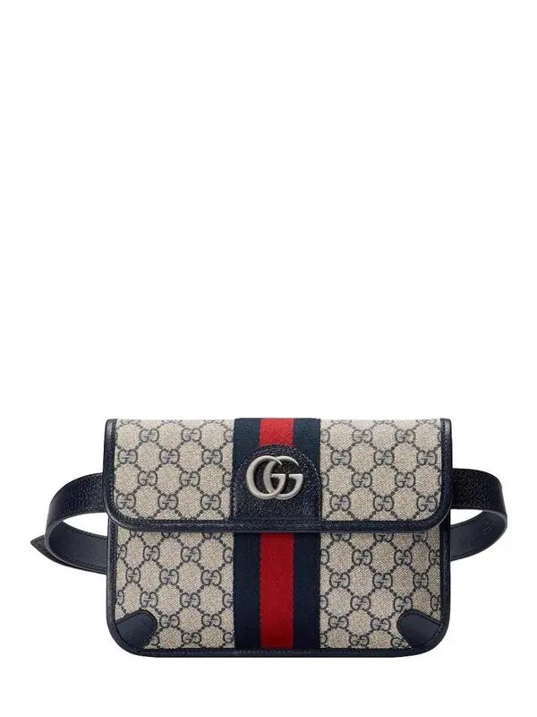 Gucci Gg Supreme Belt Bag - Grey