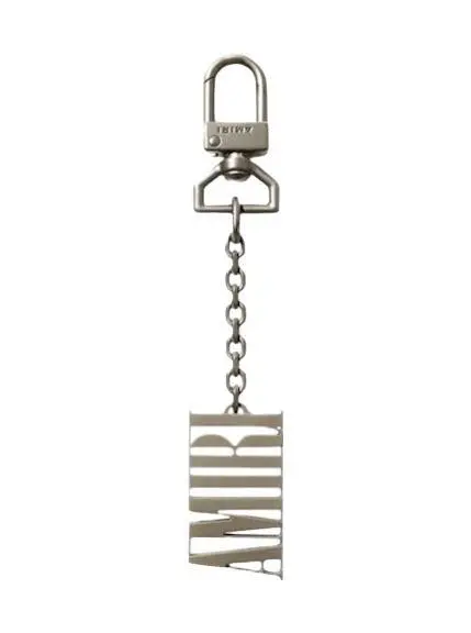 Amiri Logo Keychain - Silver