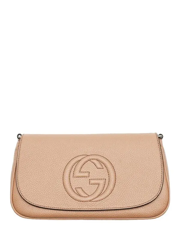 Gucci Camelia Shoulder Bag - Rose Beige/light Tan