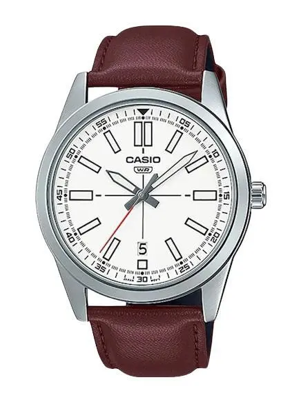 Casio Analog Display Watch - Stainless Steel
