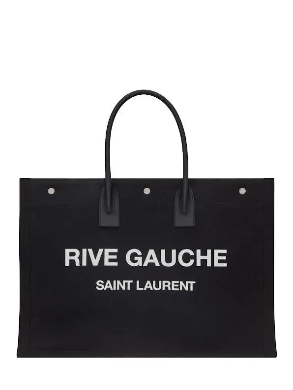Saint Laurent Rive Gauche Tote Bag - Black