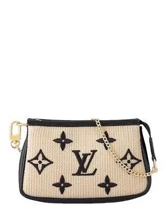 LOUIS VUITTON Mini Pochette Accessoires - Black