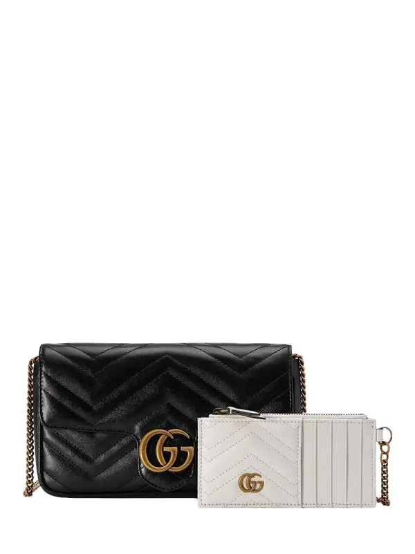 Gucci Gg Marmont Mini Shoulder Bag - Black