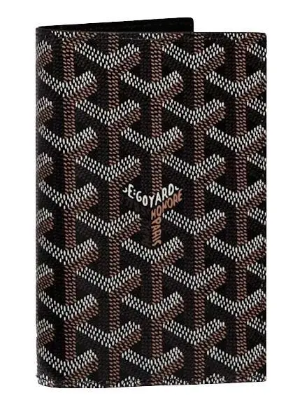 Goyard Grenelle Passport Cover - Black