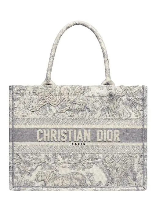 Dior Dioriviera Book Tote Small - Gray