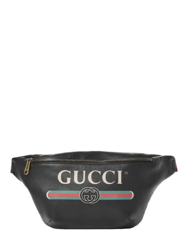 Gucci Print Belt Bag - Black