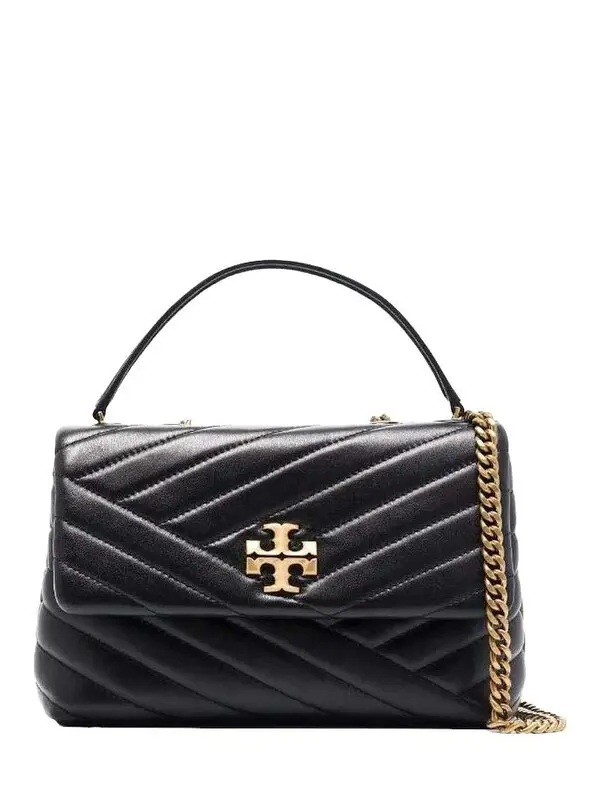 Tory Burch Kira Chevron Small Convertible Shoulder Bag - Black