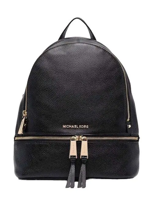Michael Kors Rhea Zip Backpack - Black