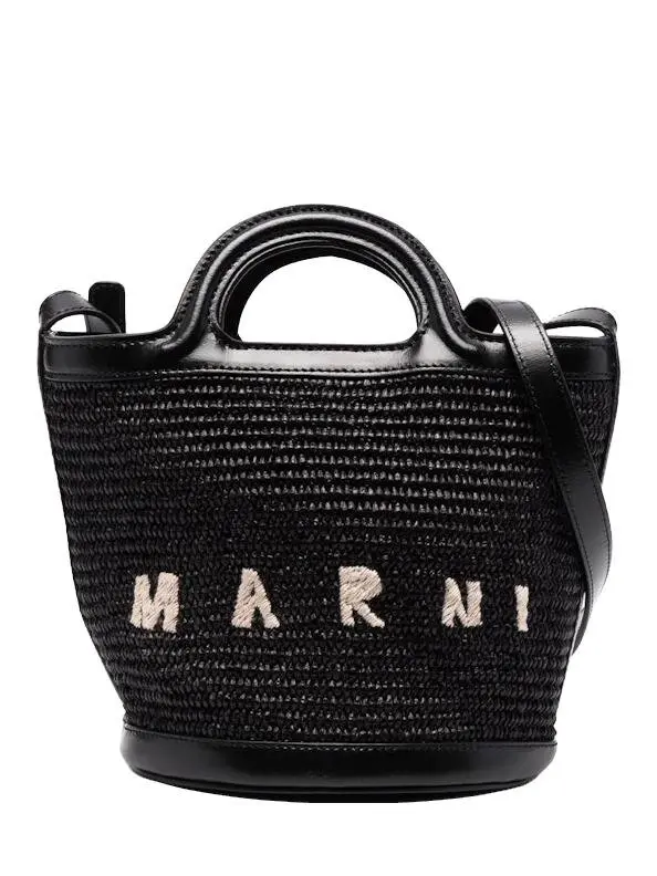 Marni Tropicalia Bucket Bag - Black